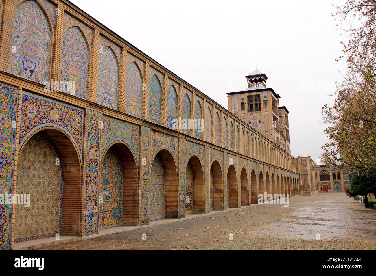 Shams al-Imarah in Golestan palace, Tehran, Iran Stock Photo - Alamy