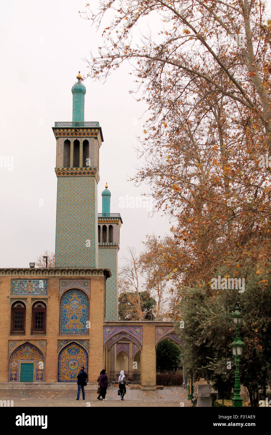 Golestan palace, Tehran, Iran in Autumn Stock Photo - Alamy