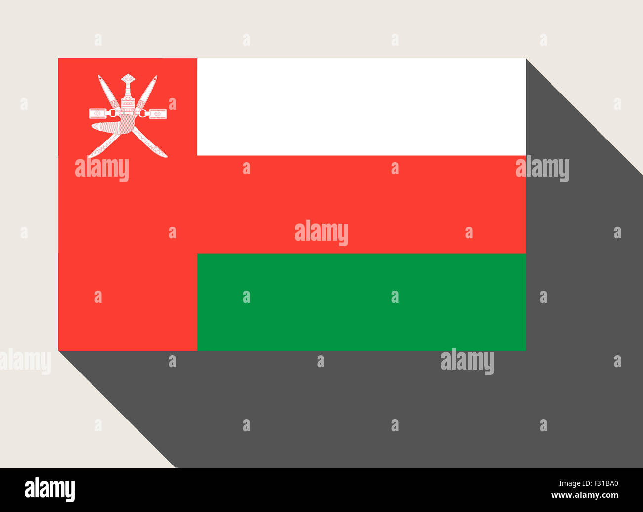 Oman flag map hi-res stock photography and images - Alamy