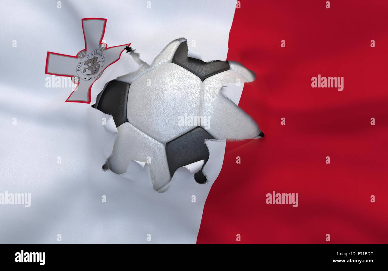Soccer ball national flag malta hi-res stock photography and images - Alamy