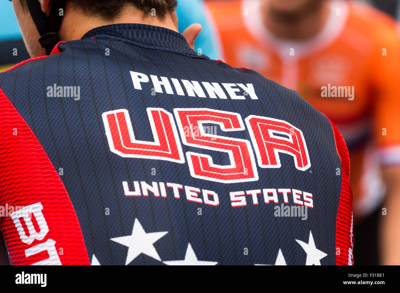 Richmond, Virginia, USA. 27th Sep, 2015. American cyclist Taylor ...