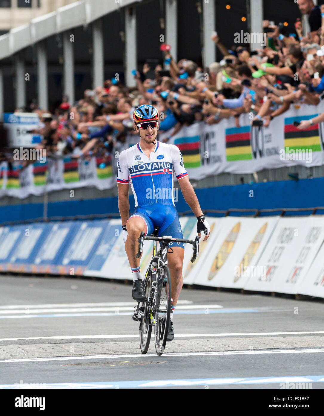 Richmond, Virginia, USA. 27th Sep, 2015. Peter Sagan cruises to victory ...