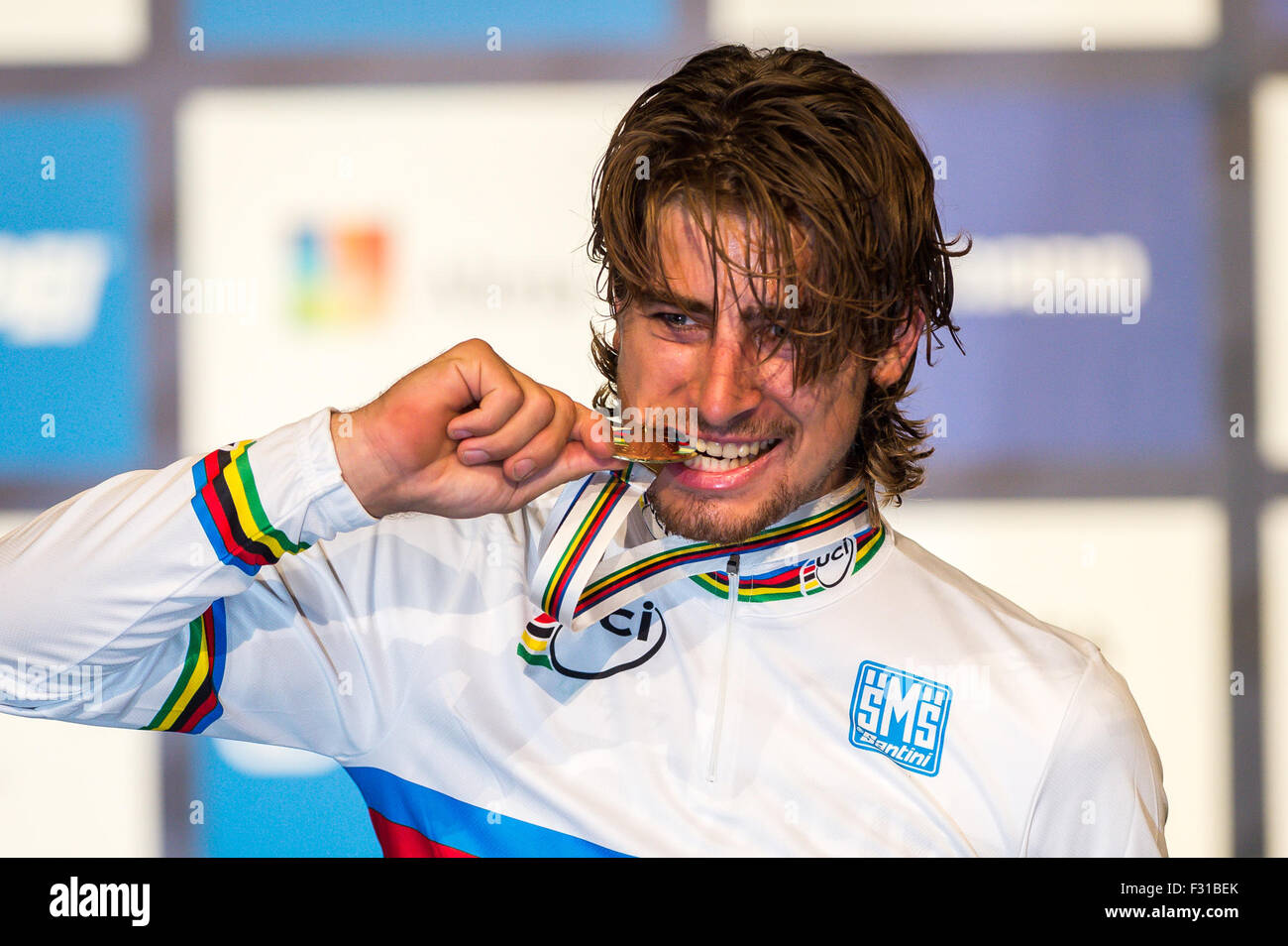 Richmond, Virginia, USA. 27th Sep, 2015. World Champion Peter Sagan ...