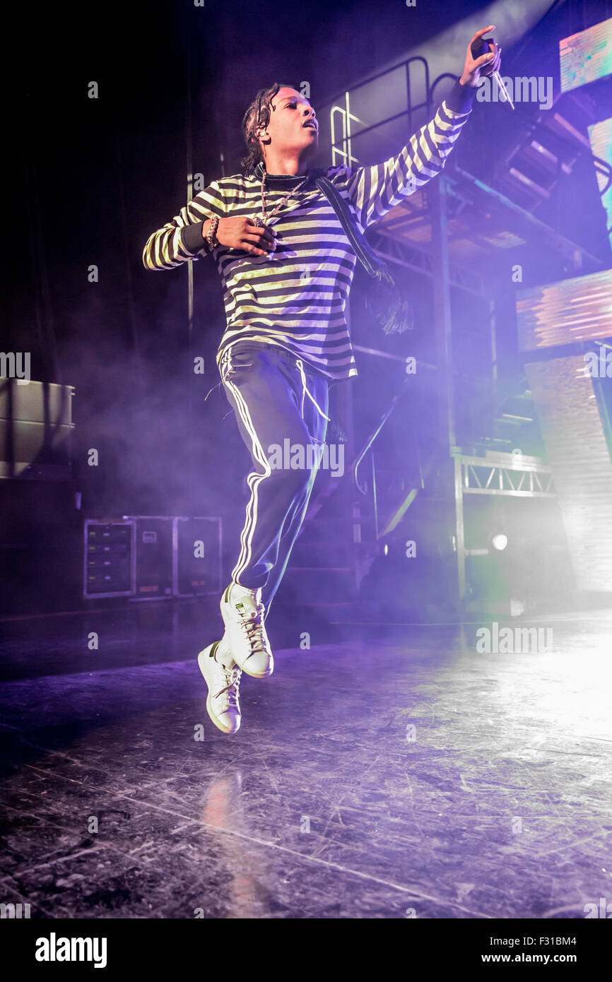 Clarkston, Michigan, USA. 26th Sep, 2015. ASAP ROCKY performing at DTE ...