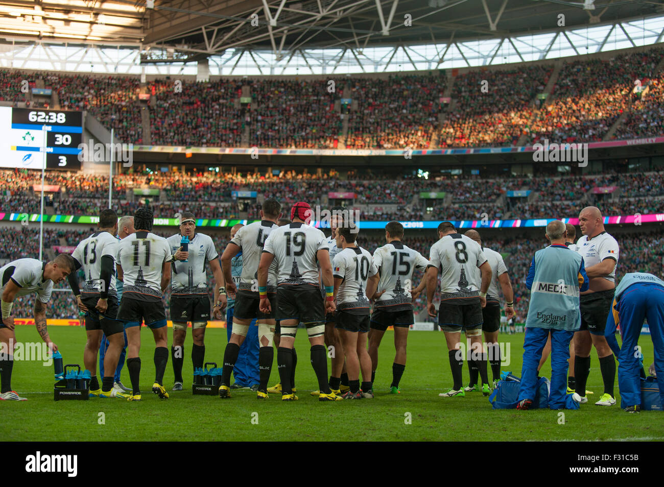 Wembley Stadium, London, UK. 27th September, 2015. Ireland v Romania in ...
