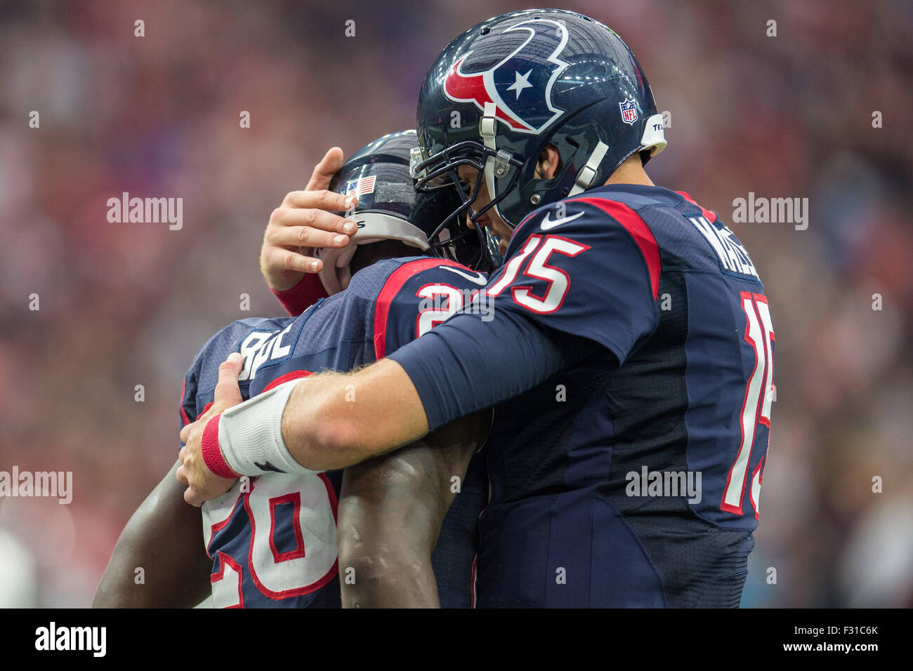 Houston, Texas, USA. 27th Sep, 2015. Houston Texans quarterback Ryan ...