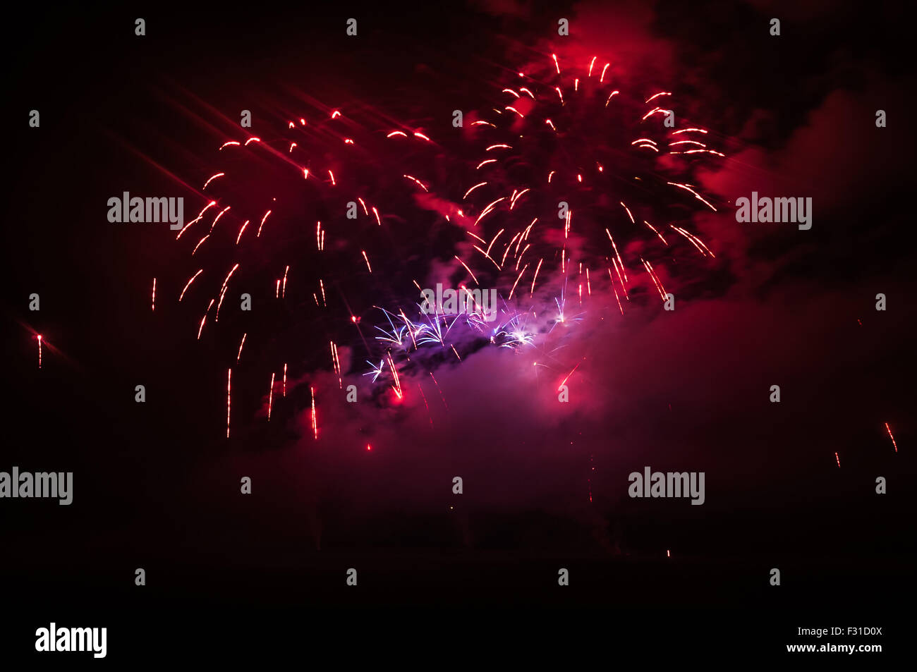 Launching fireworks hi-res stock photography and images - Alamy
