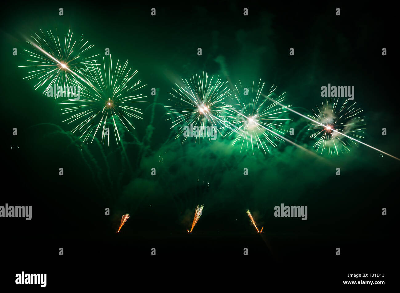 Lime Green Fireworks