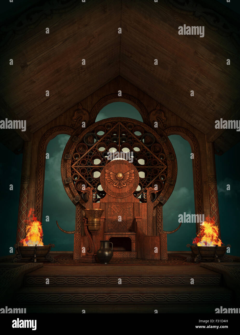 Throne of fire hi-res stock photography and images - Alamy