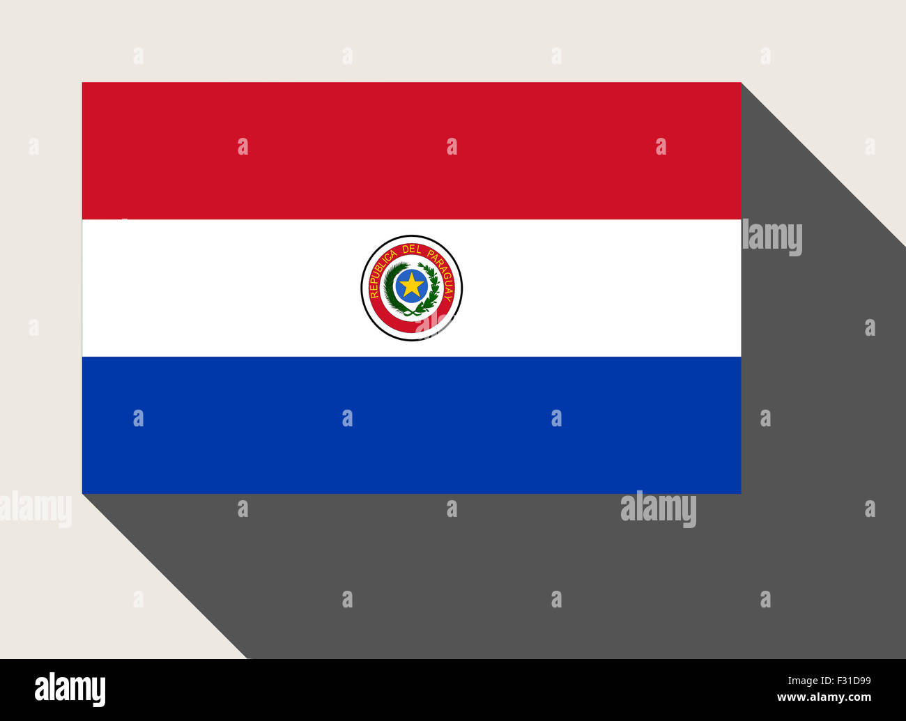Paraguay map flag in hi-res stock photography and images - Alamy