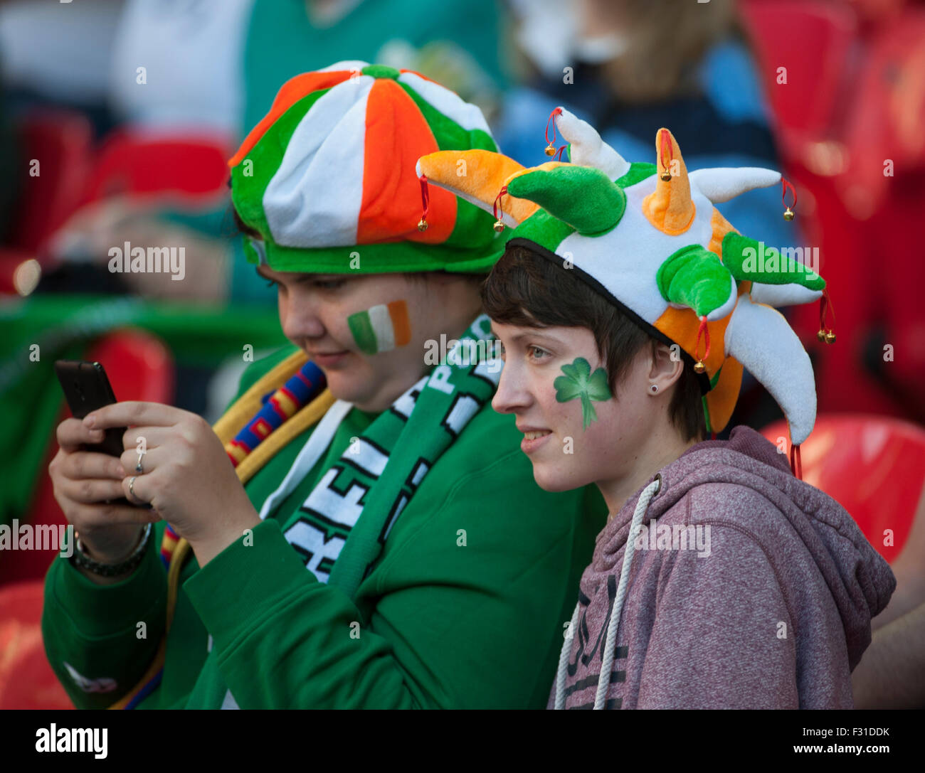 Irish Girl Fan Image Telegraph