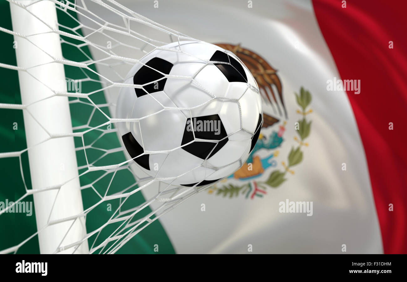 Mexico flag soccer ball hi-res stock photography and images - Alamy