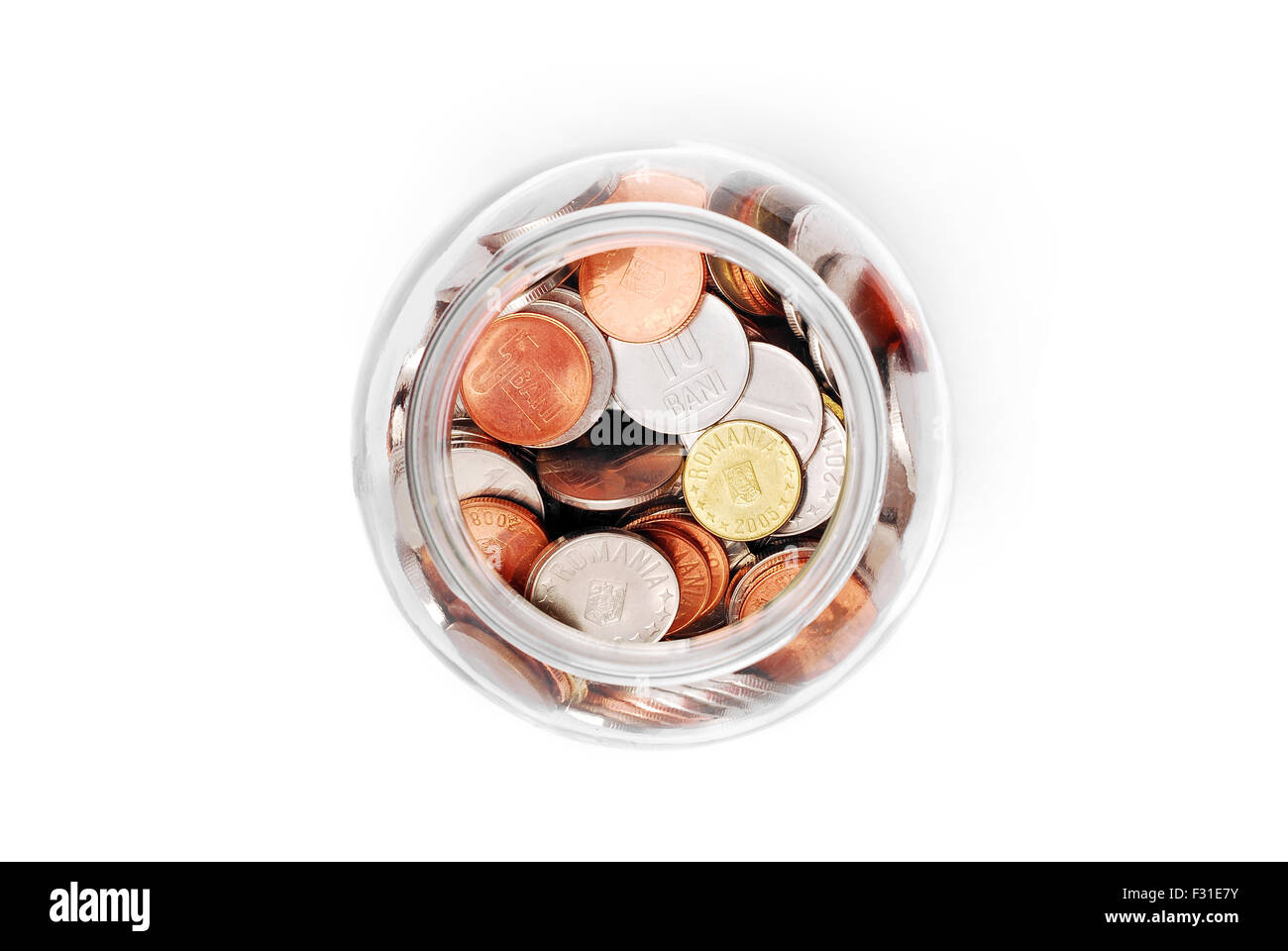 tip jar on white background Stock Photo - Alamy