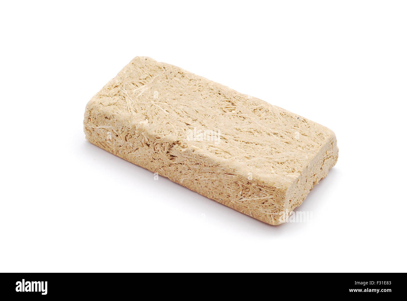 traditional halvah on white background Stock Photo - Alamy