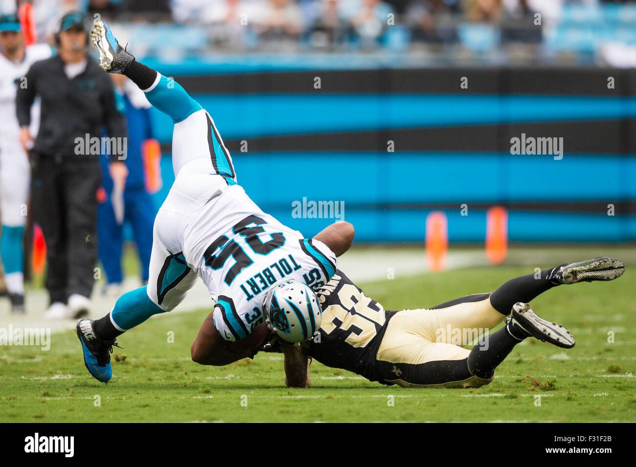 Carolina panthers fullback mike tolbert hi-res stock photography and ...