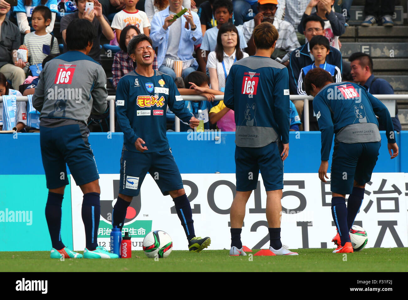 Kanagawa, Japan. 27th Sep, 2015. Kazuyoshi Miura (Yokohama FC) Football/Soccer : 2015 J2 League ...