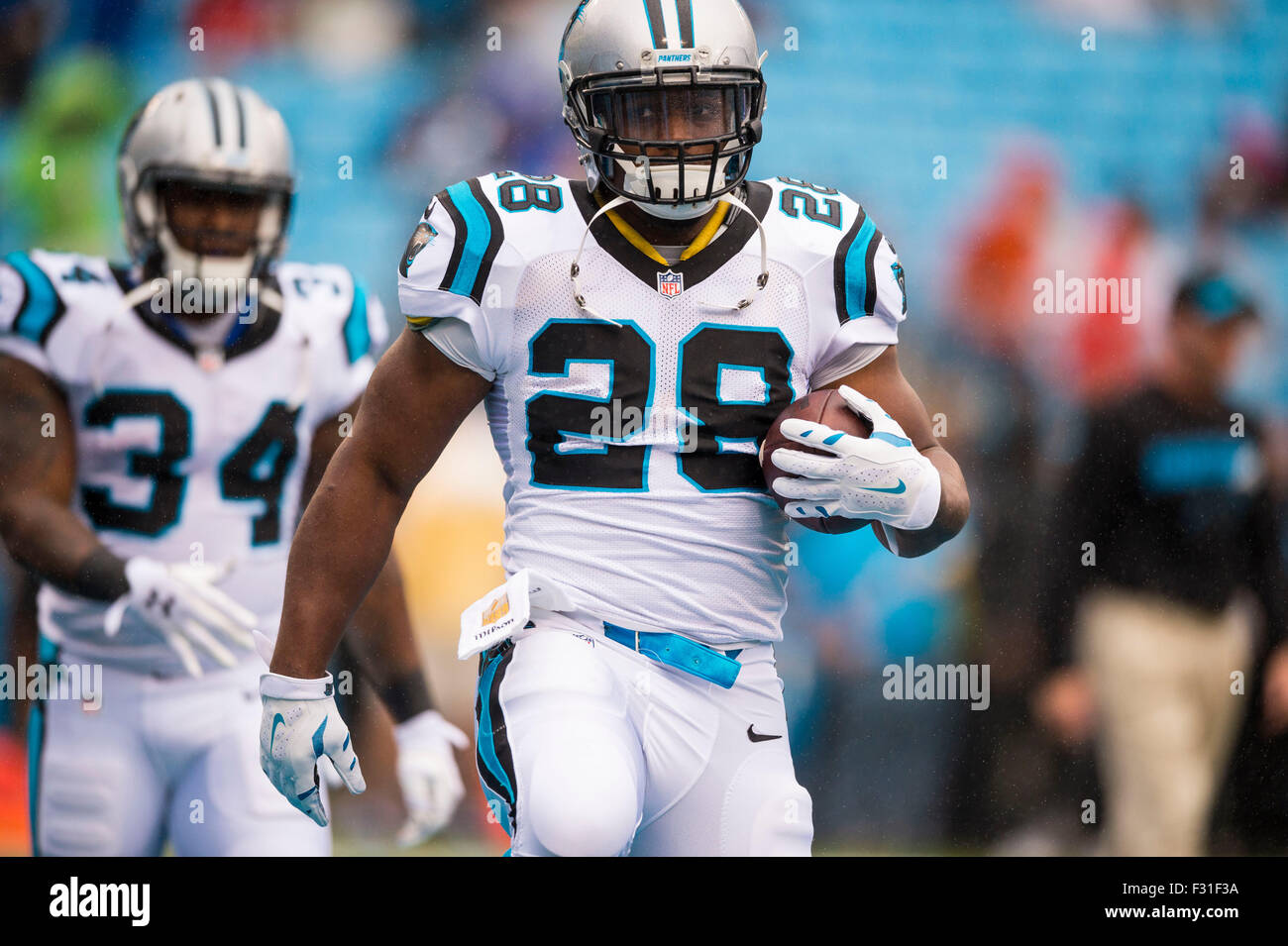Carolina Panthers running back Jonathan Stewart (28) before the NFL ...