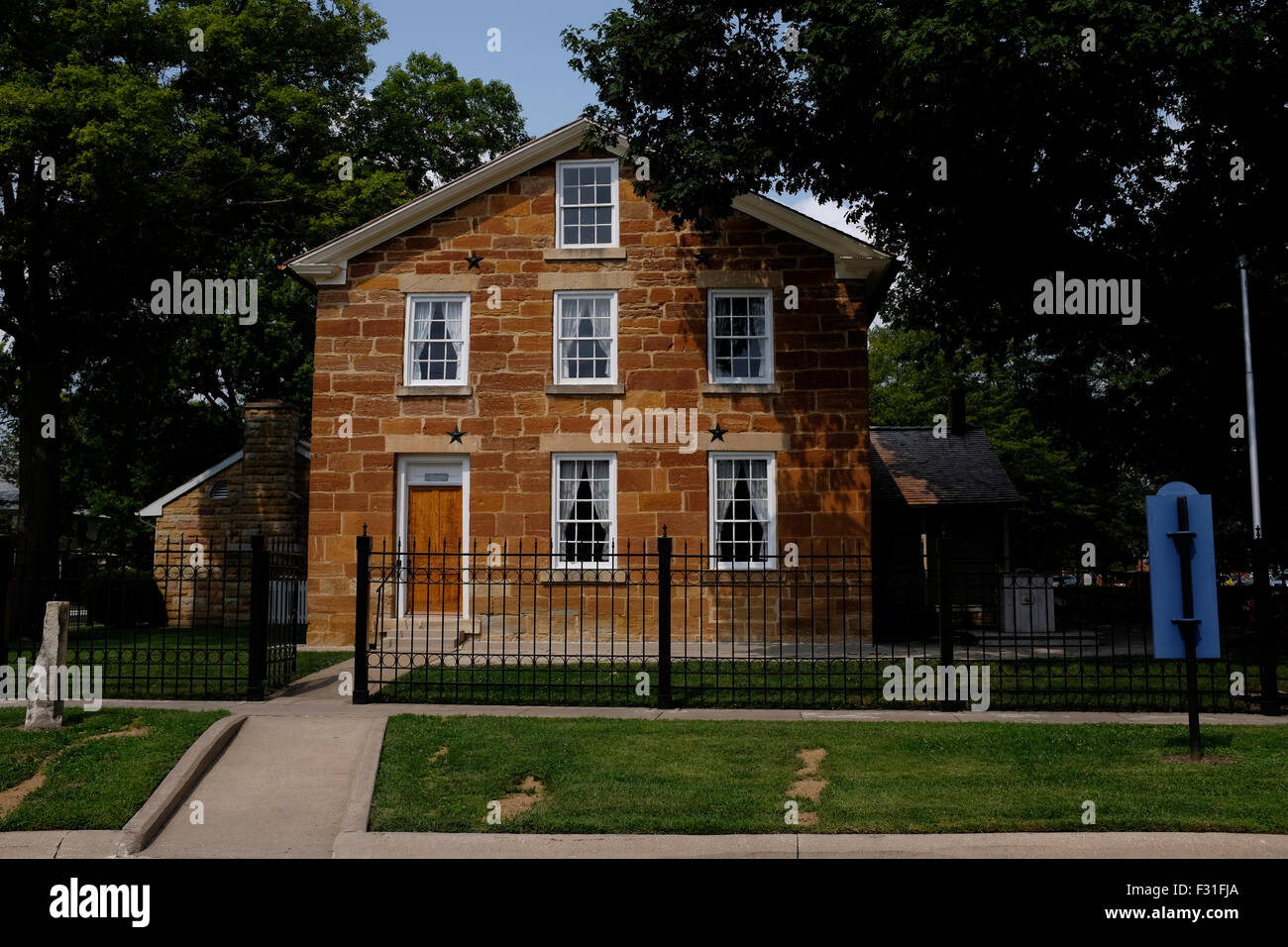 Carthage, Illinois Jail where Joseph and Hyrum Smith were murdered ...