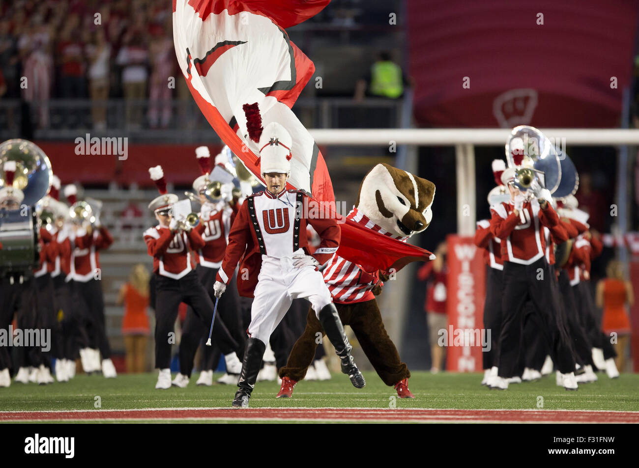 Wisconsin badgers flag hi-res stock photography and images - Alamy