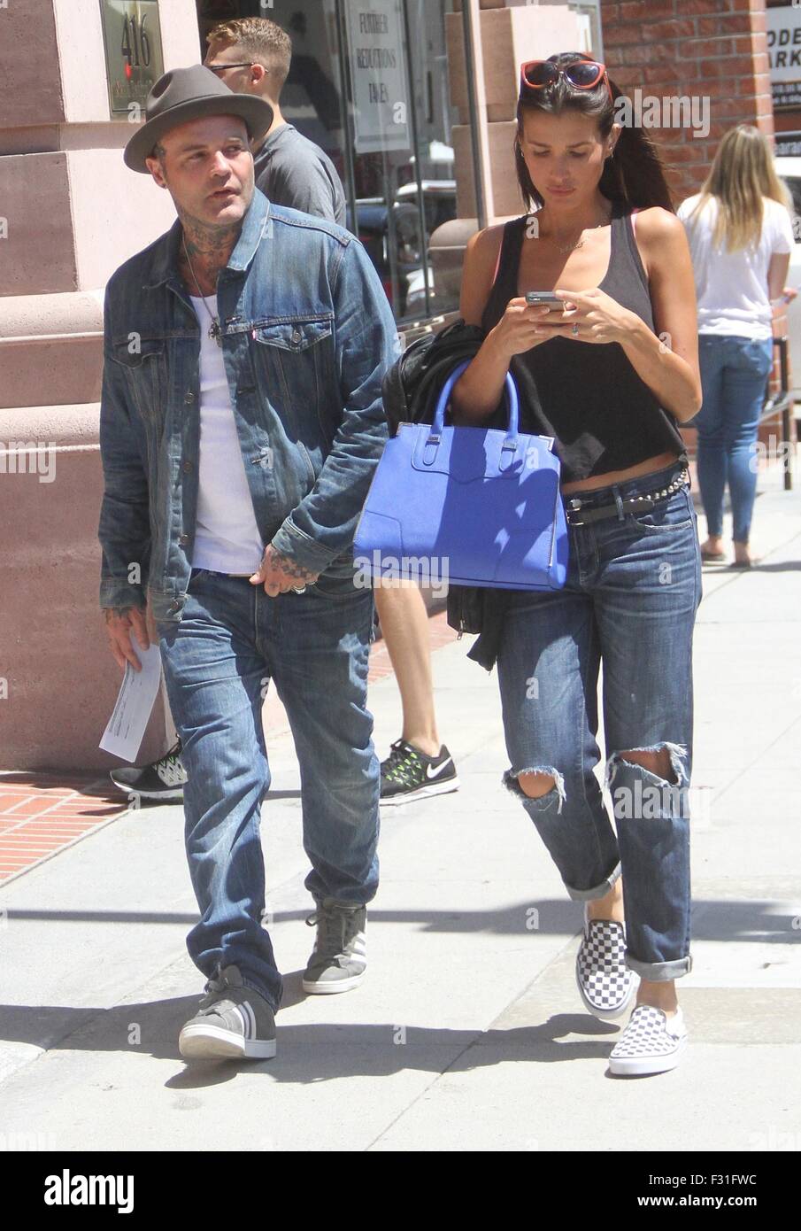 Crazy Town frontman Shifty Shellshock goes shopping in Beverly Hills ...