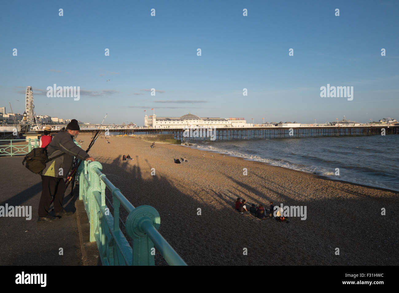 Brighton beach fisherman hi-res stock photography and images - Alamy