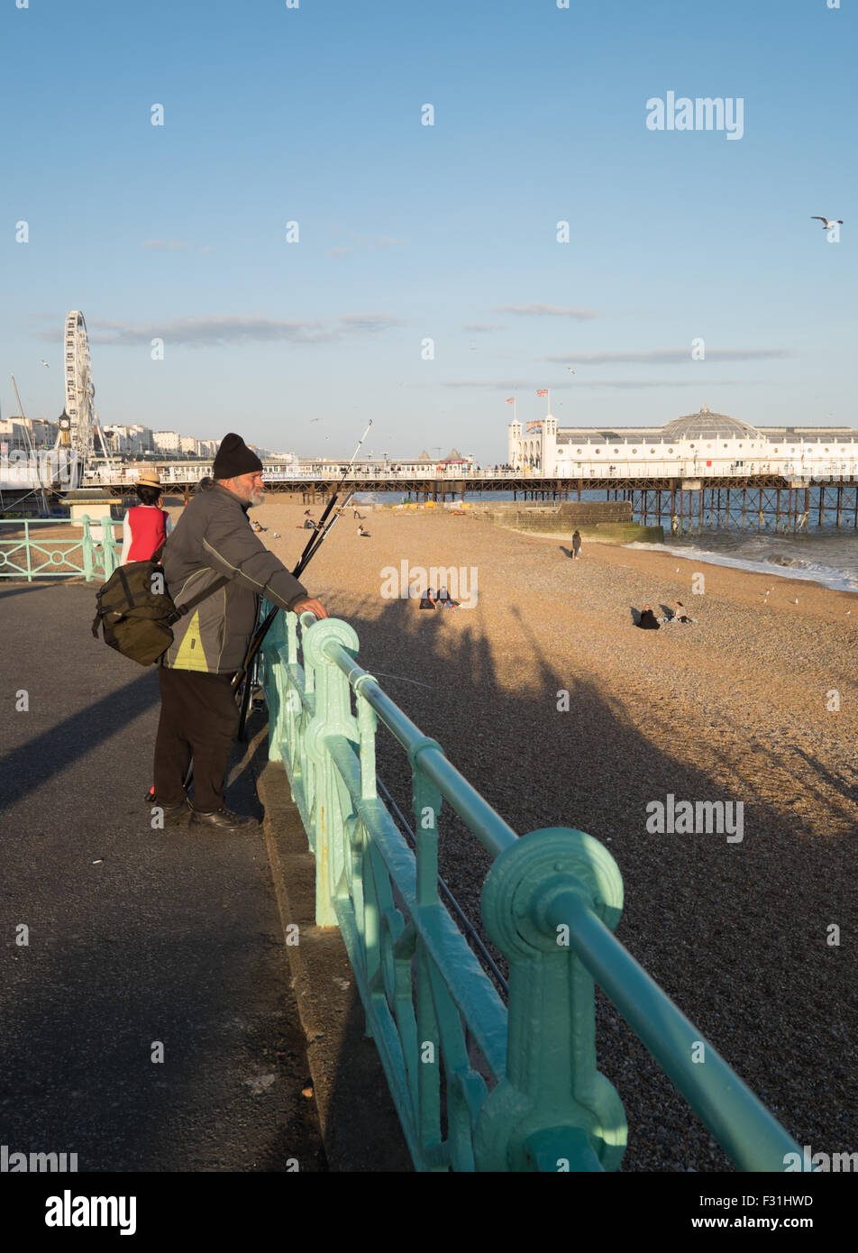 Late afternoon Spring sunshine on Brighton pier Stock Photo - Alamy