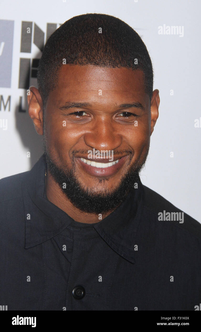New York, USA. 27th Sep, 2015. Singer USHER attends the 2015 New York ...