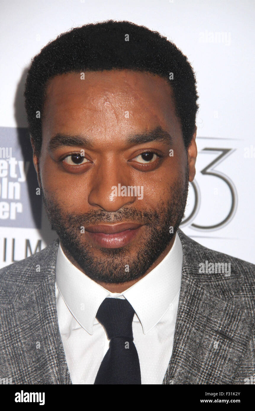 New York, USA. 27th Sep, 2015. Actor CHIWETEL EJIOFOR attends the 2015 ...