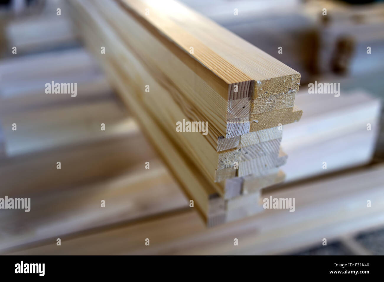 Wooden processing industry hi-res stock photography and images - Alamy