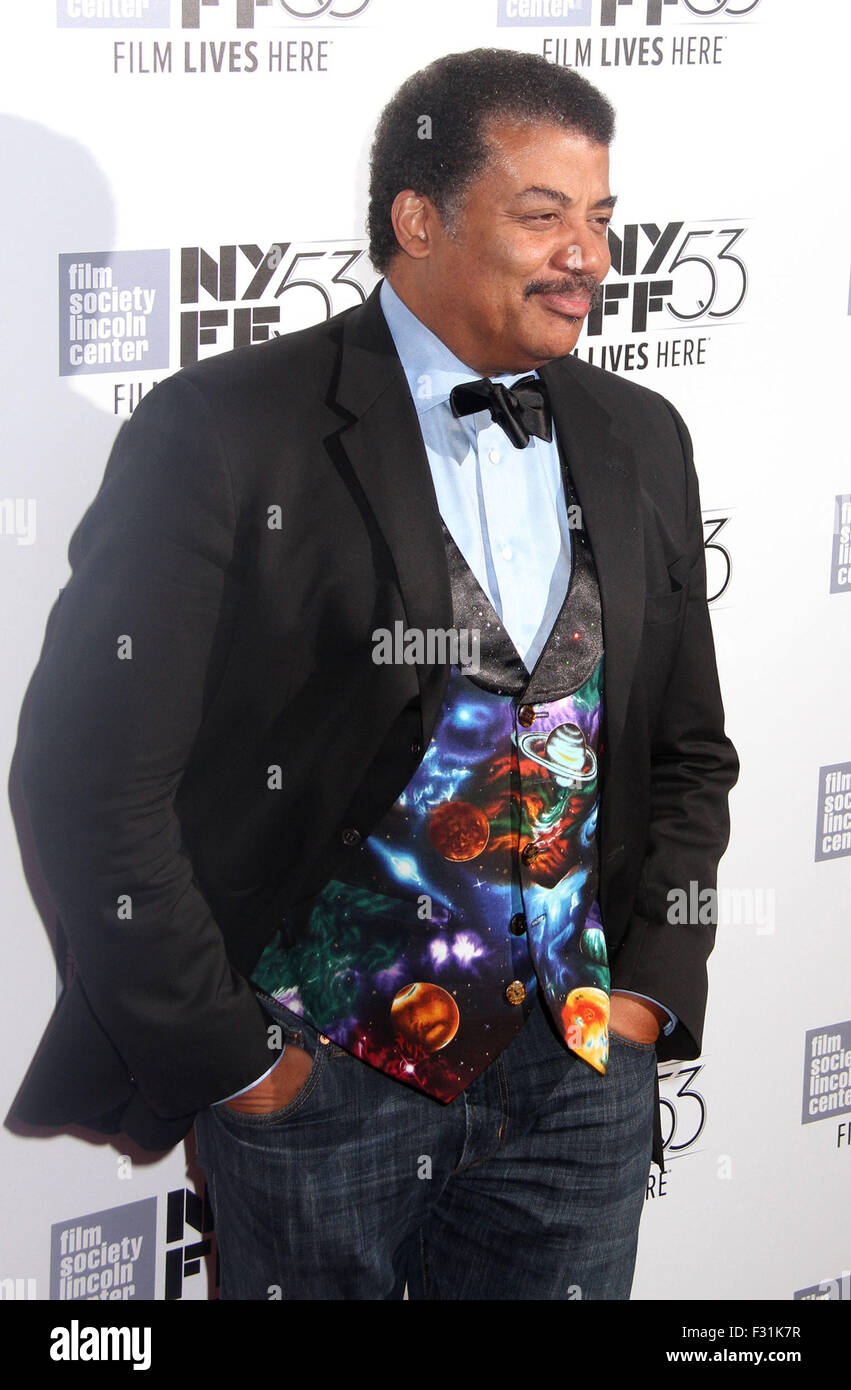 New York, USA. 27th Sep, 2015. NEIL DEGRASSE TYSON attends the 2015 New ...