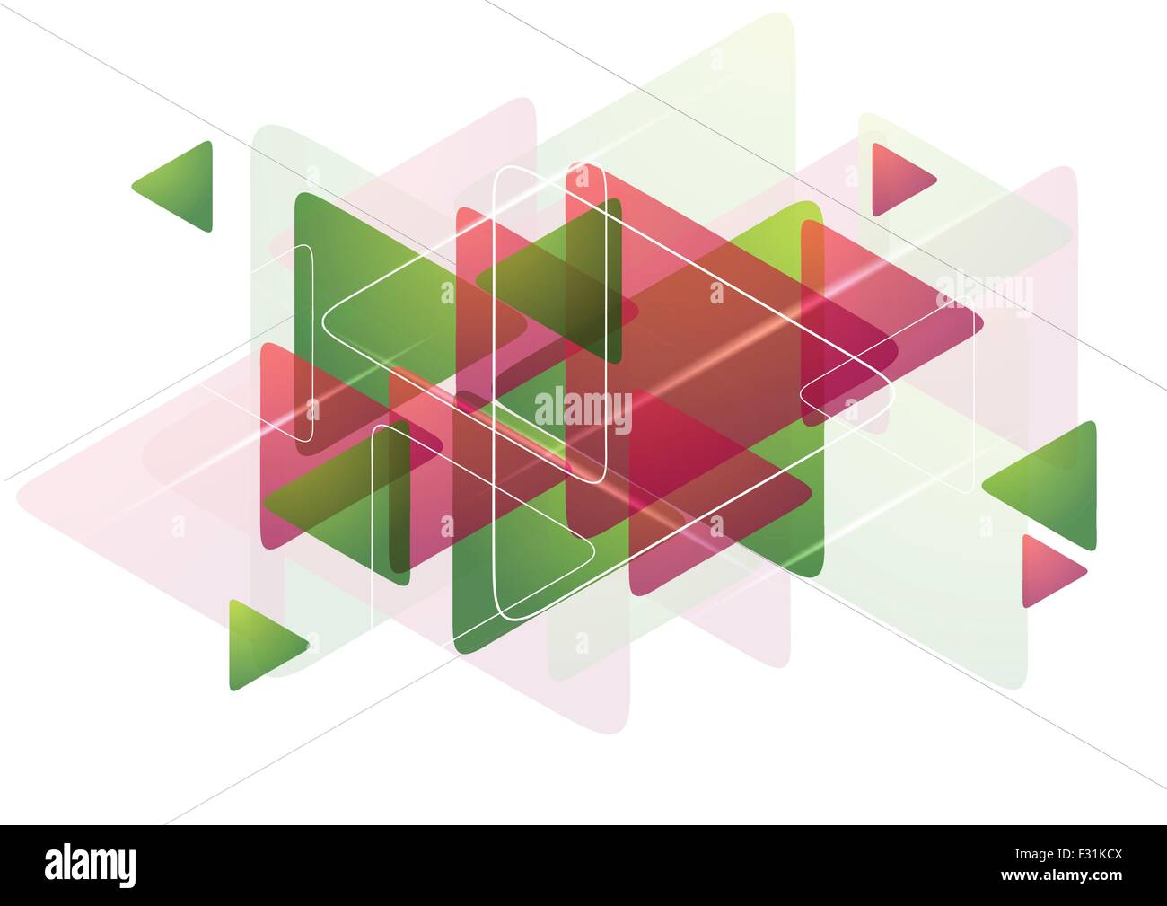 Abstract tech background with triangles. Vector geometric design Stock ...