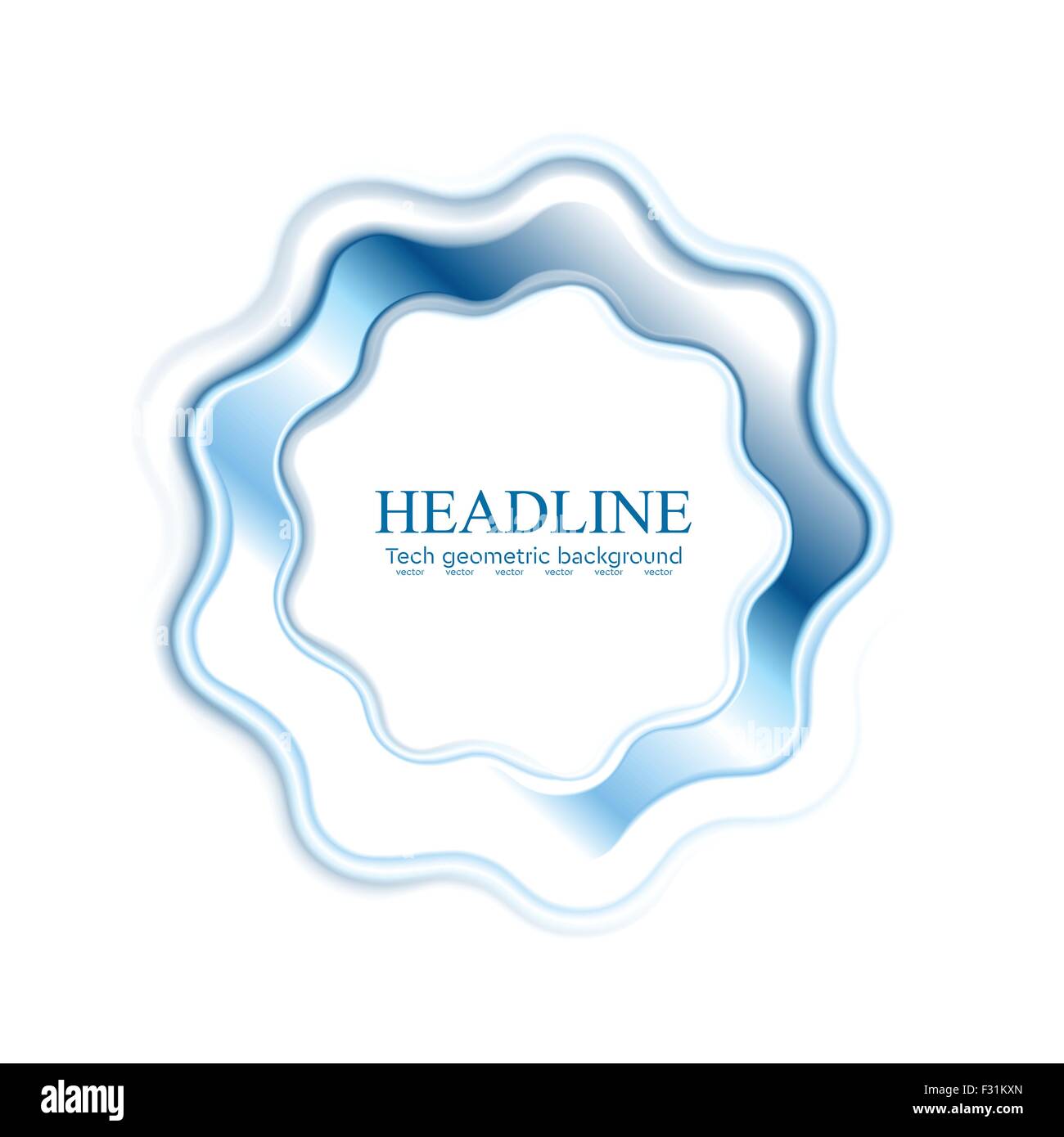 Vibrant wavy logo concept Stock Vector Images - Alamy