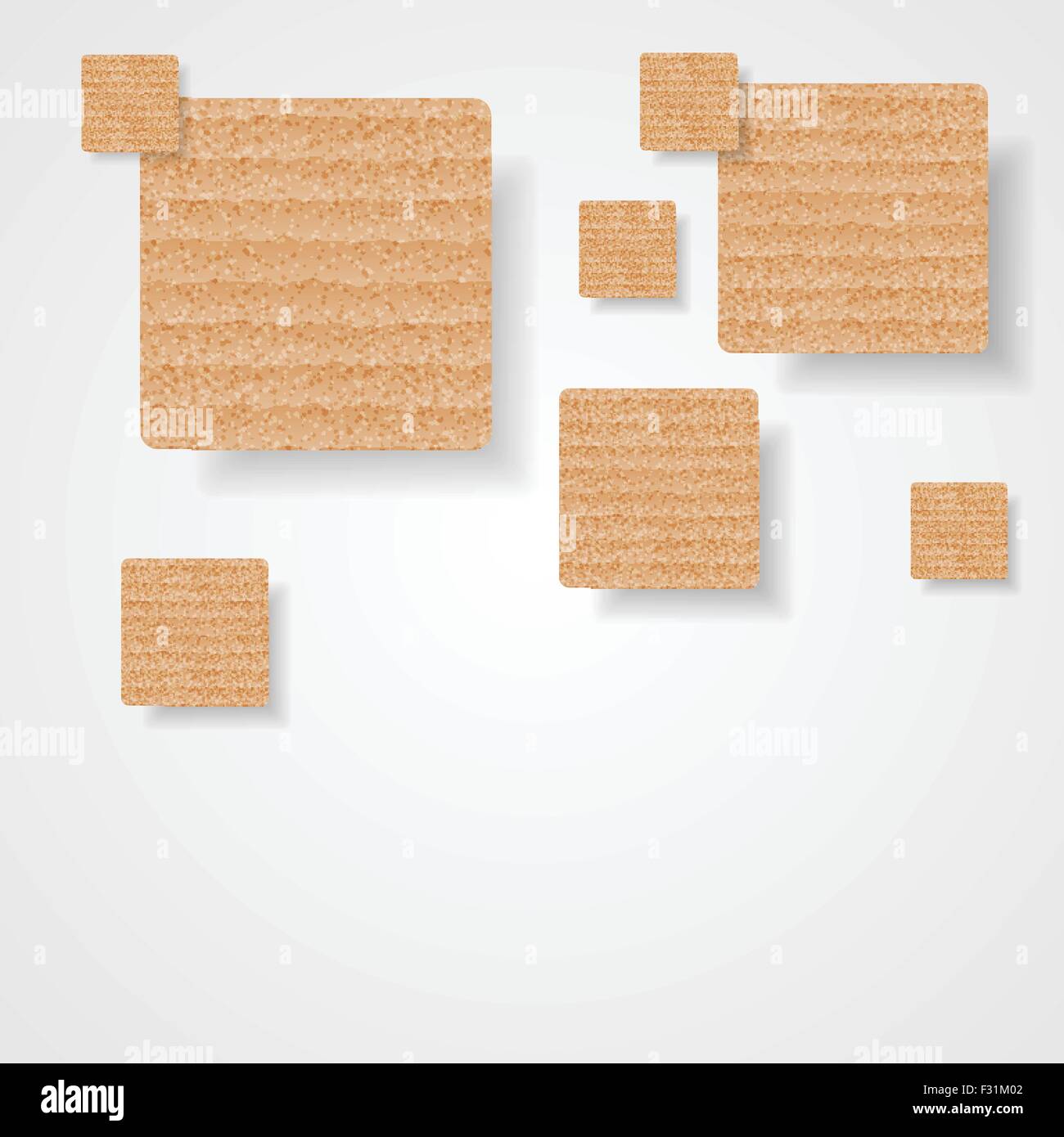 Graphic background of cardboard squares. Vector art design Stock Vector ...