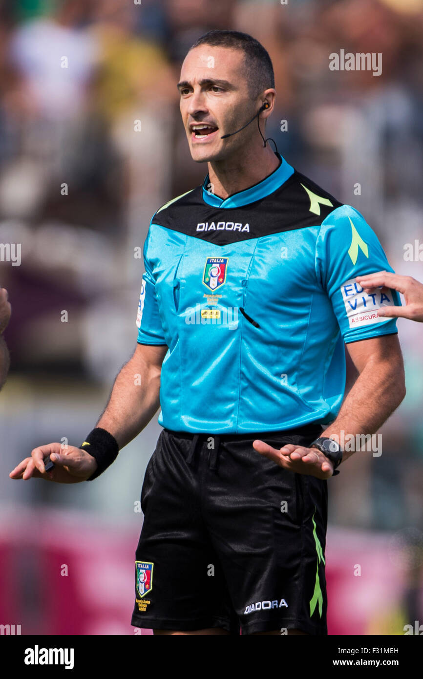Livorno, Italy. 26th Sep, 2015. Aleandro Di Paolo (Referee) Football ...