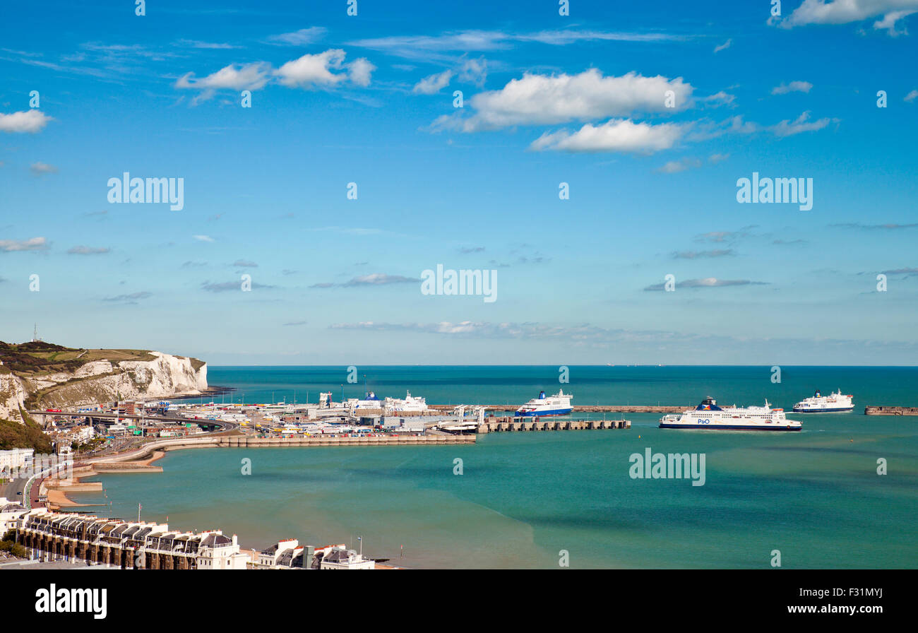 Aerial view of port of dover hi-res stock photography and images - Alamy