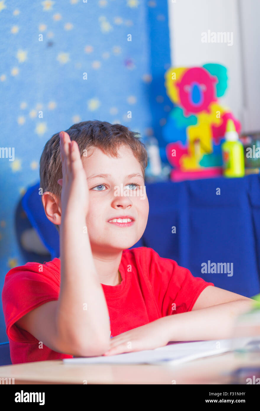 Hand schoolboy on one hi-res stock photography and images - Alamy