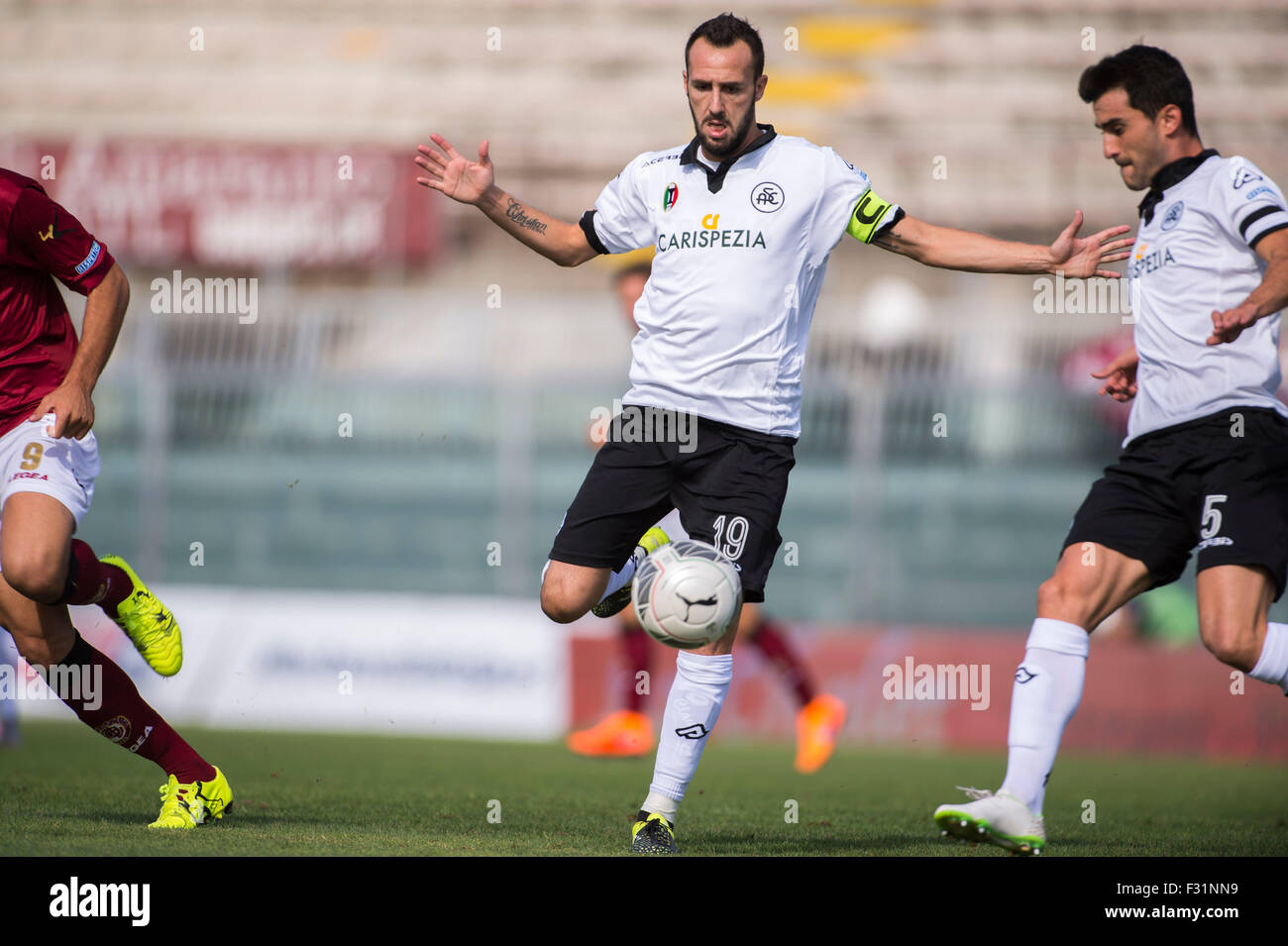 Livorno, Italy. 26th Sep, 2015. Claudio Terzi (Spezia) Football/Soccer ...