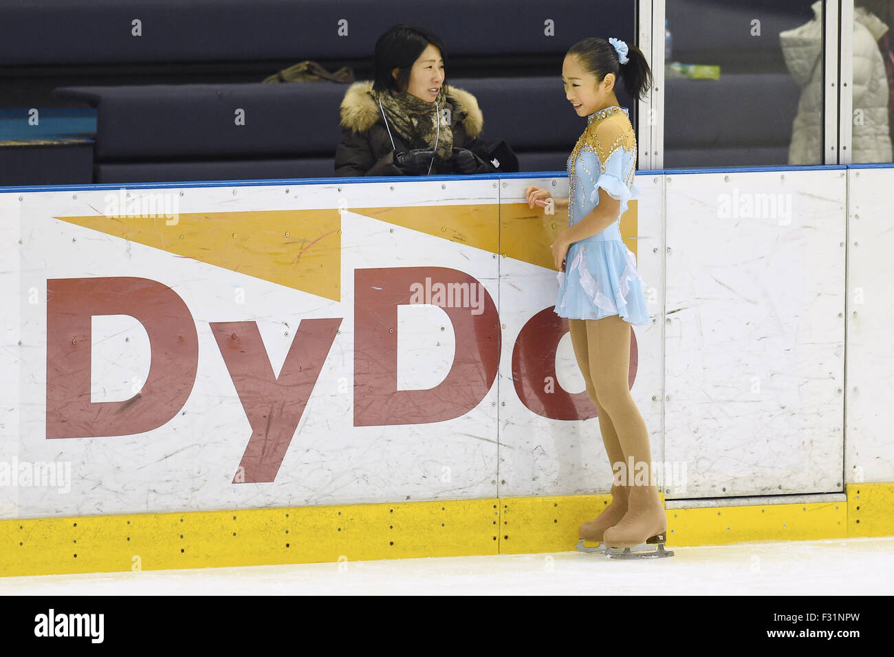 Tokyo, Japan. 25th Sep, 2015. (L-R) Hanae Yokoya, Ibuki Sato Figure Skating : Tokyo Figure ...