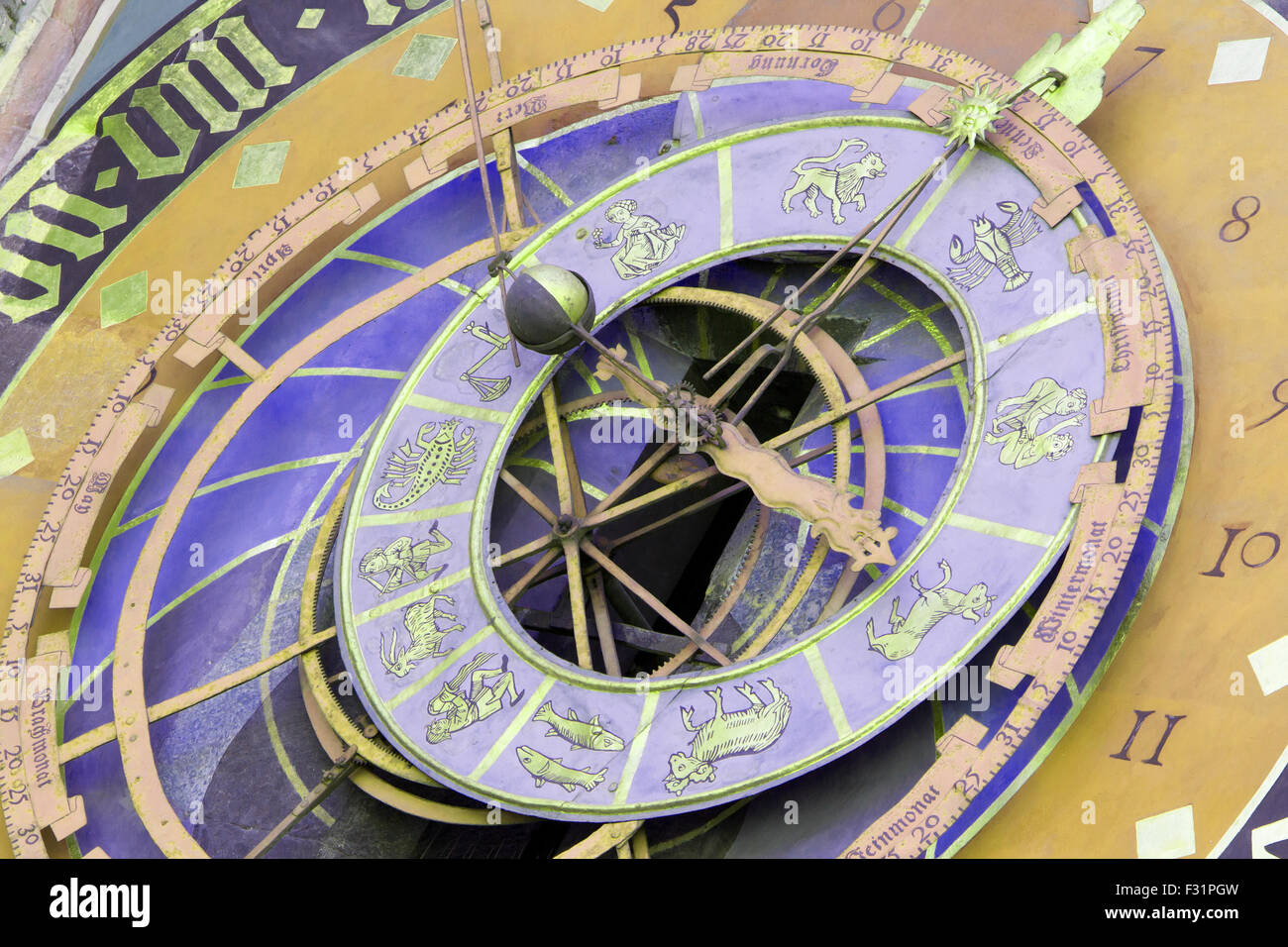 Famous Zytglogge zodiacal clock in Bern, Switzerland Stock Photo - Alamy