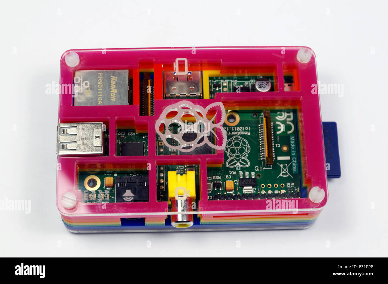 Raspberry Pi Computer Stock Photo - Alamy