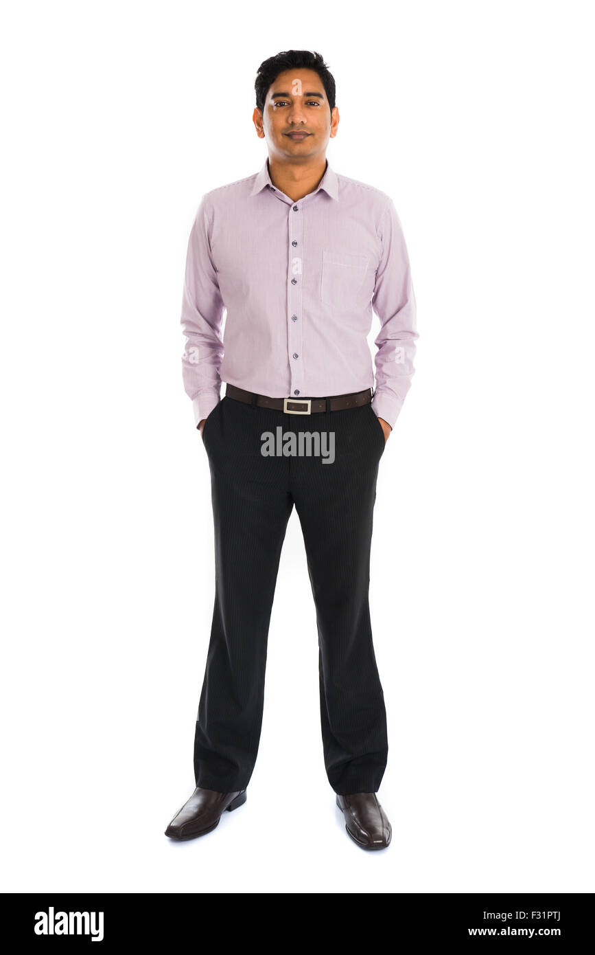 formal indian business man with white background Stock Photo - Alamy