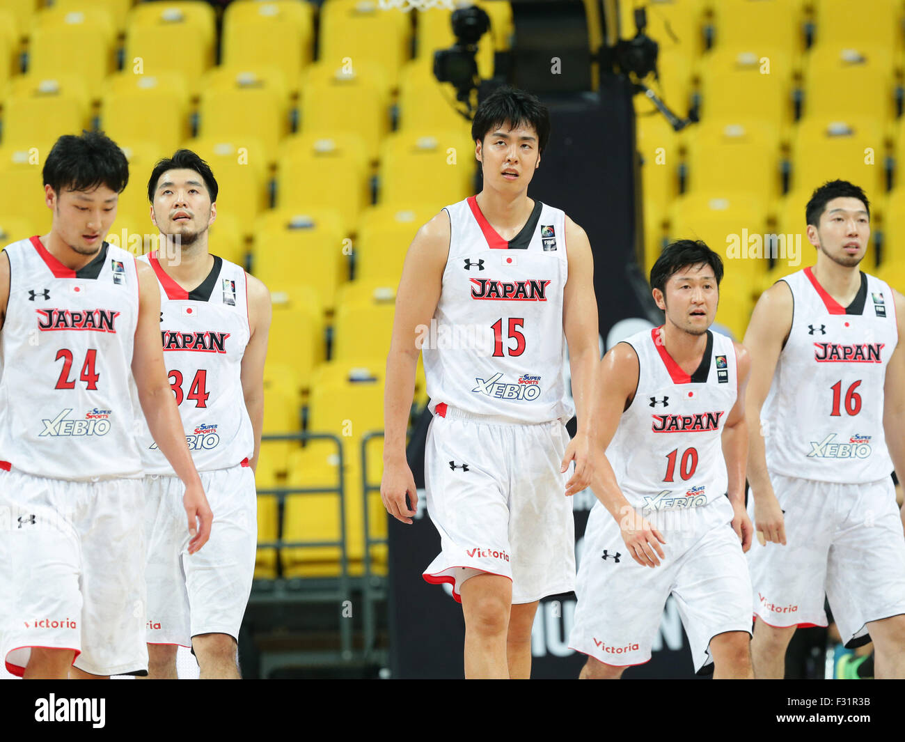 Changsha, China. 27th Sep, 2015. (L-R) Daiki Tanaka, Ryumo Ono, Joji Takeuchi, Ryoma Hashimoto ...