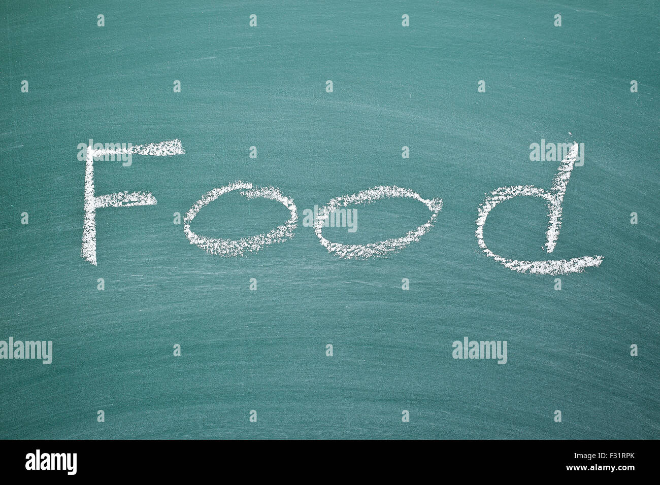 Food on chalkboard hi-res stock photography and images - Alamy