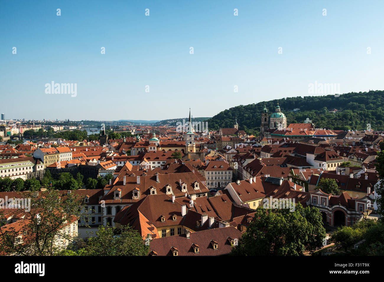 Prague roof rooftop hi-res stock photography and images - Alamy