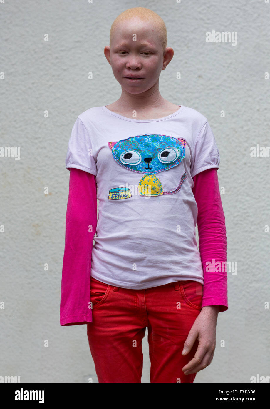 Tanzania, East Africa, Dar es Salaam, pendo serengema a girl with ...