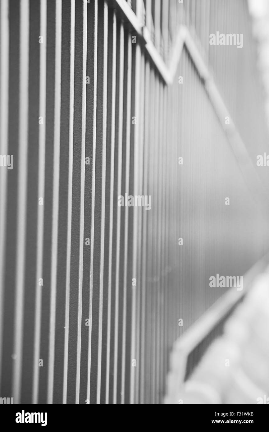 abstract metal in englan london railing steel and background Stock ...