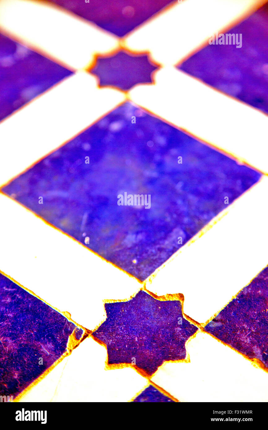 abstract morocco in africa tile the colorated pavement background ...