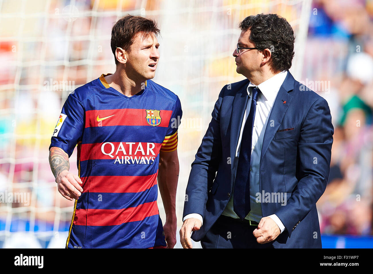 Lionel messi fc barcelona leave hi-res stock photography and images - Alamy