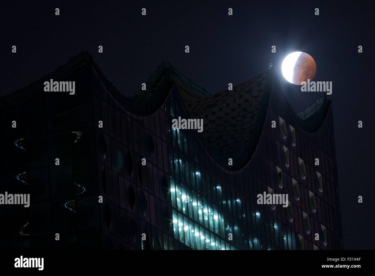 The perigee full moon, or supermoon, appears on the night sky above the ...