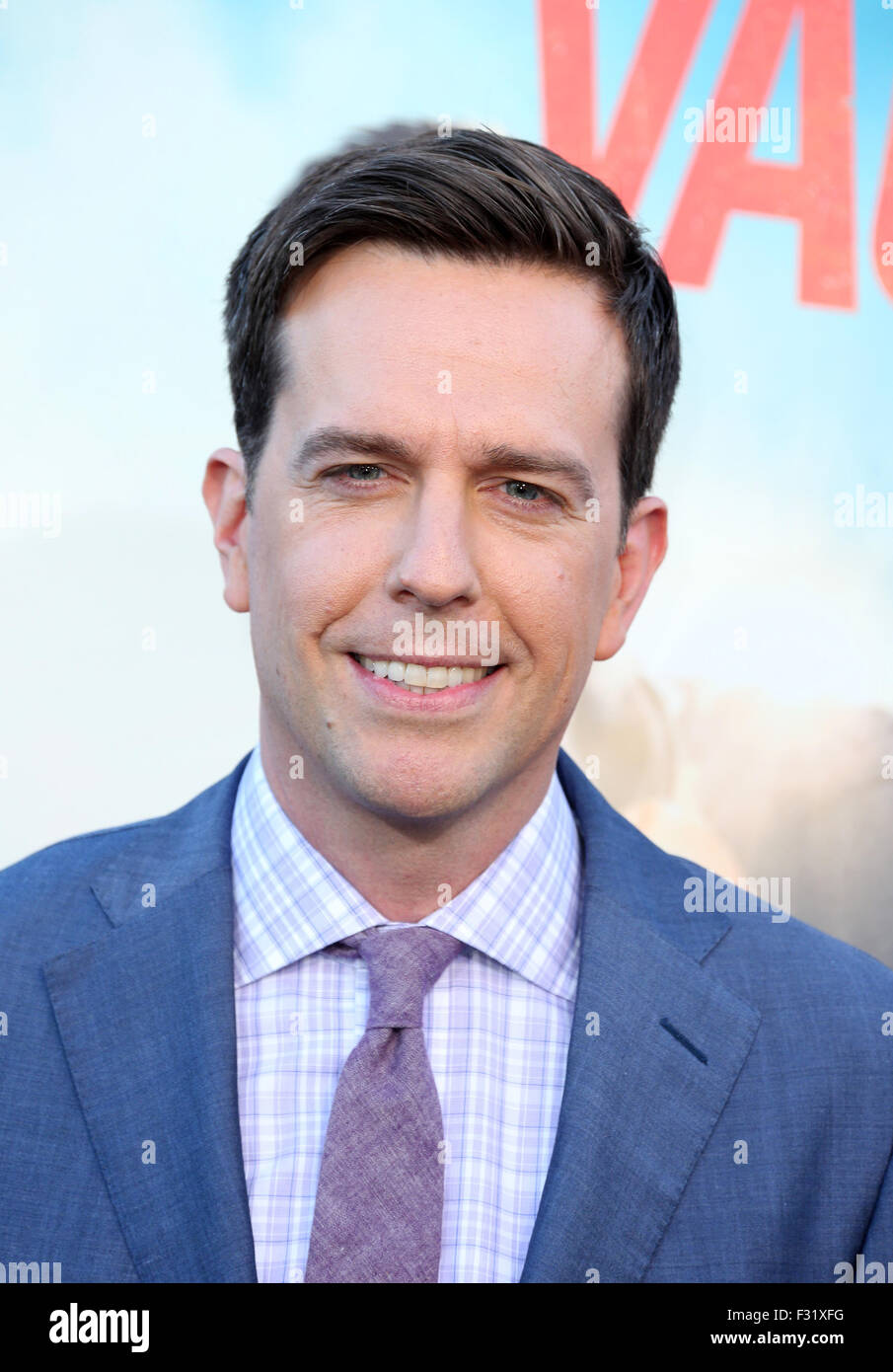 Premiere Of Warner Bros. Pictures' "Vacation" Featuring: Ed Helms Where ...